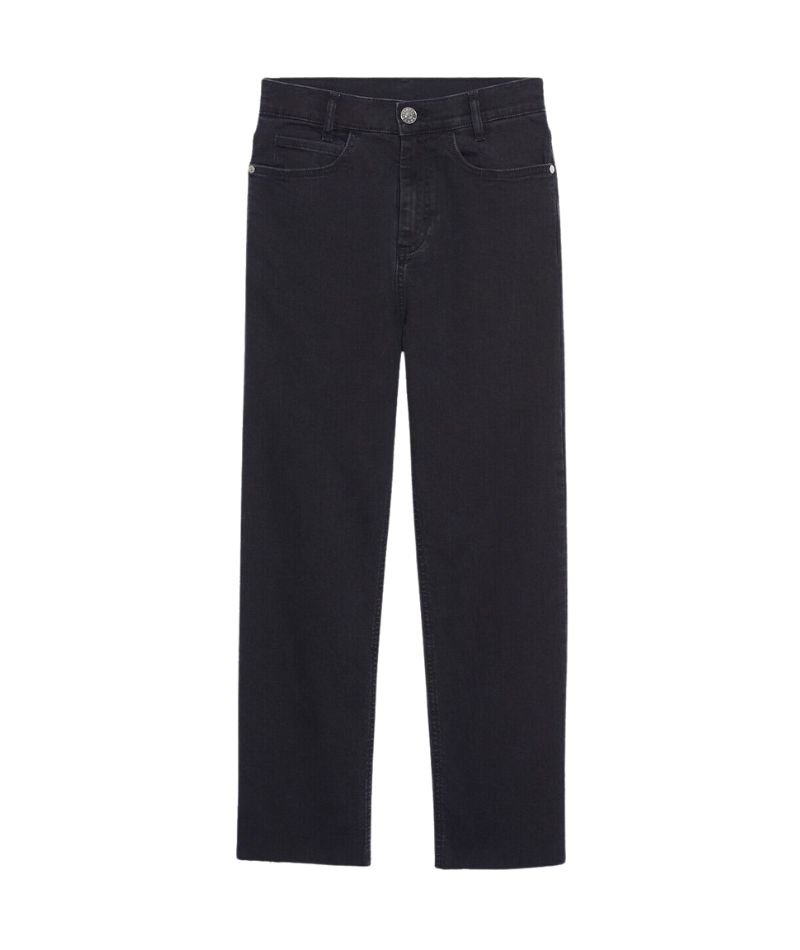 Sandy Raw Edge Jeans Black