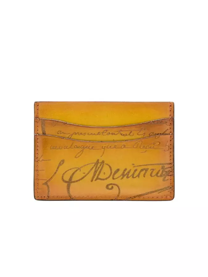 berluti-Men's Bambou Neo Scritto Card Case