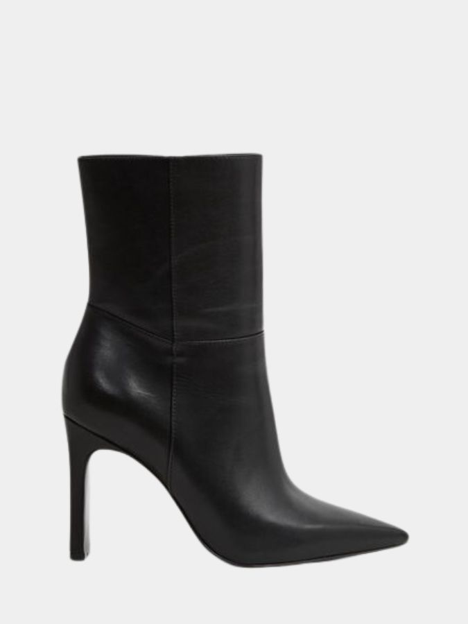  - Leather Heeled Ankle Boots
