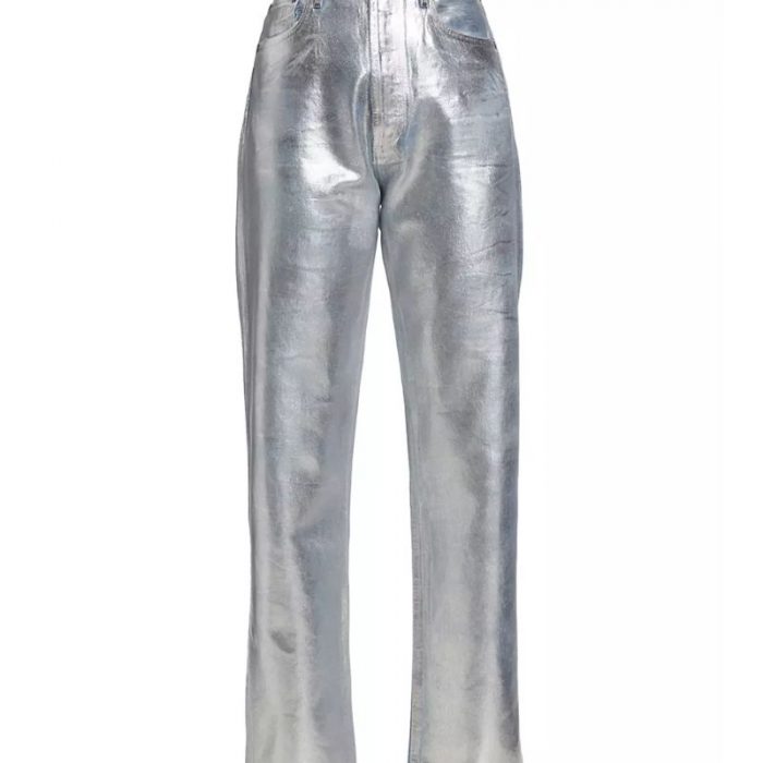 10 Best Metallic Pants 2024: Agolde, The Attico & More