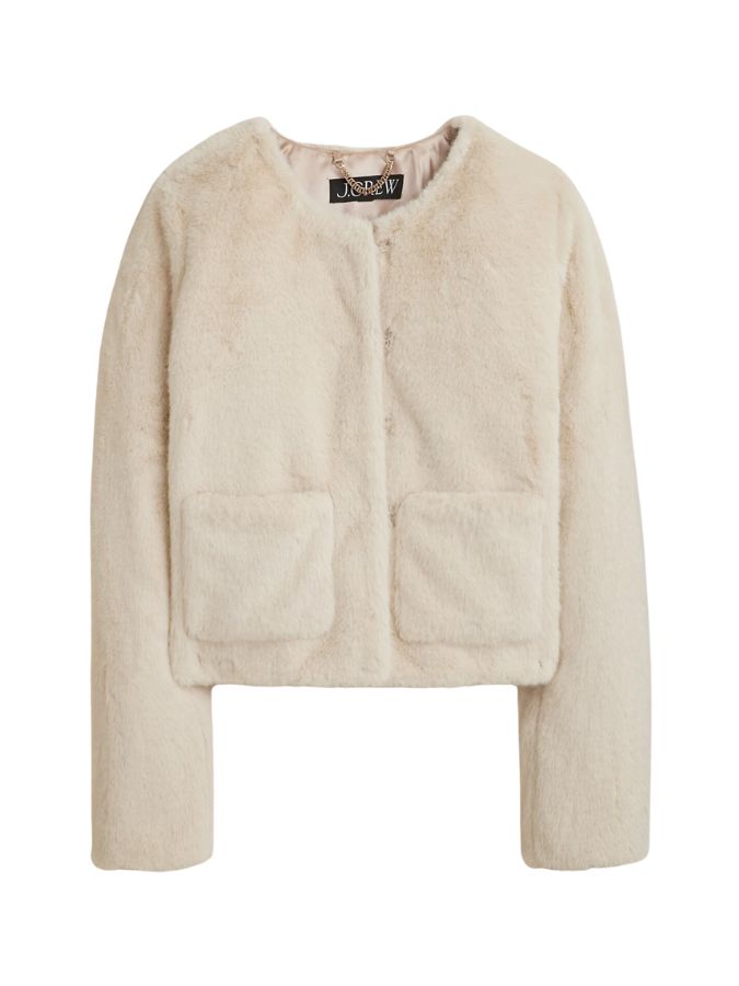 J. Crew-Faux-fur Lady Jacket