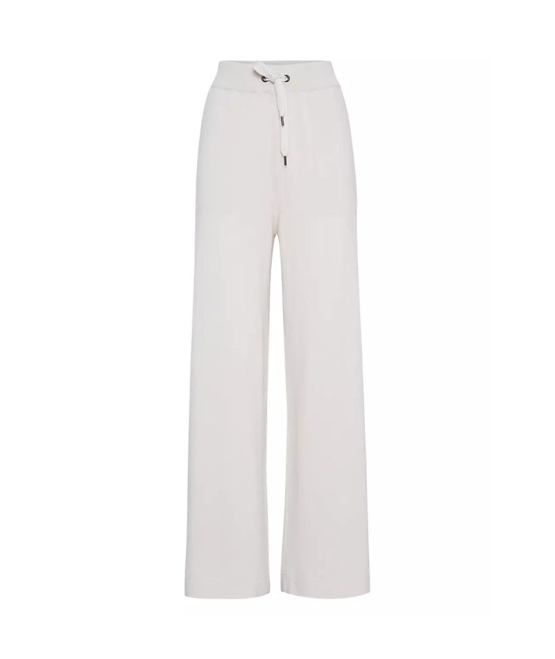 Brunello Cucinelli Women Sparkling Lightweight Cashmere And Silk Trousers