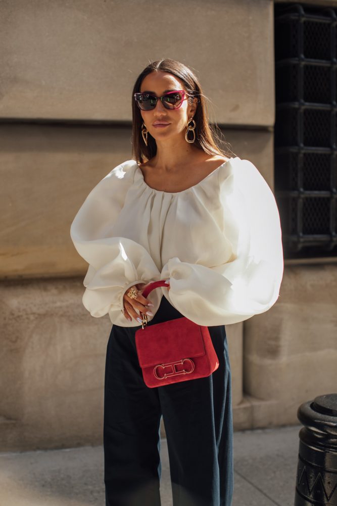 Nyfw Little Red Bag Trend