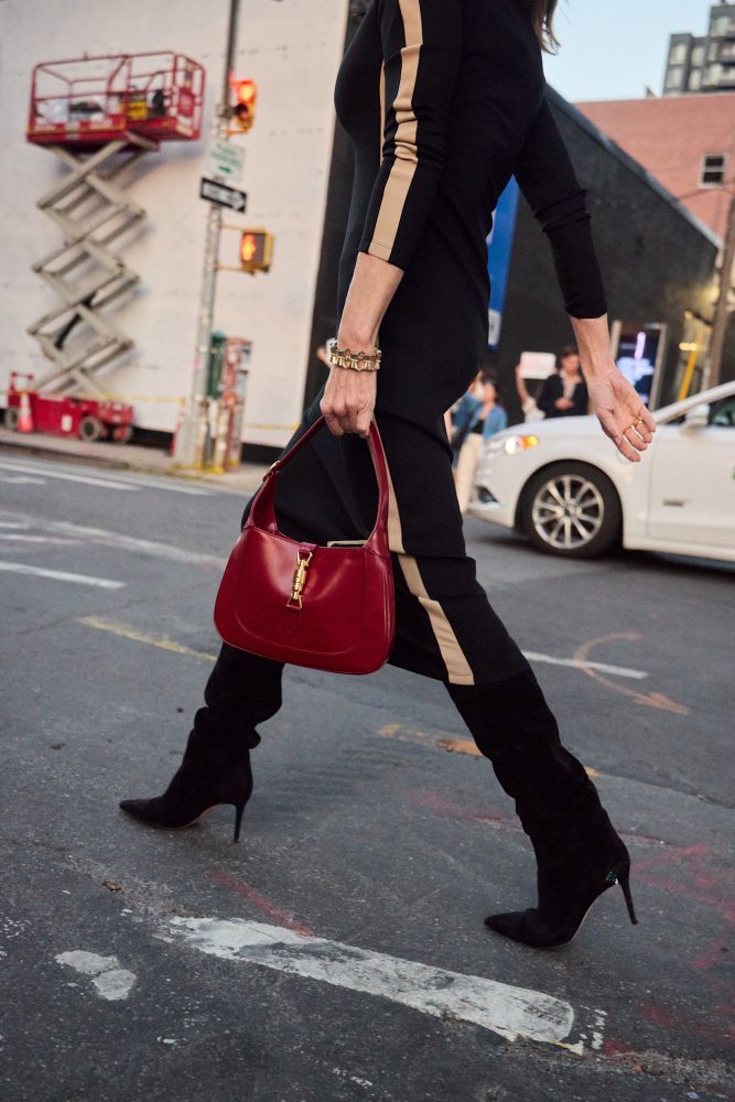 Nyfw Little Red Bag Trend