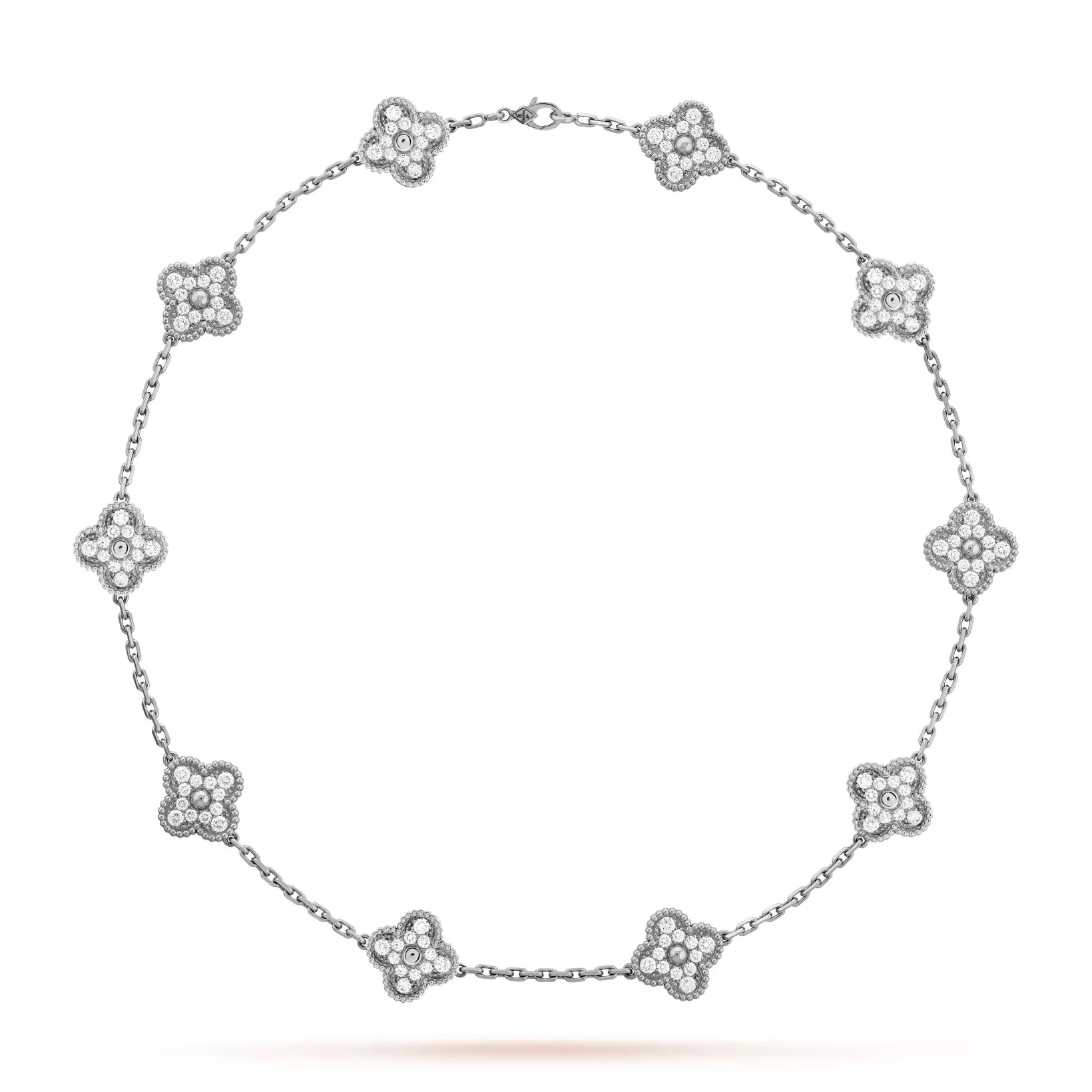 Van Cleef & Arpels-Vintage Alhambra necklace, 10 motifs