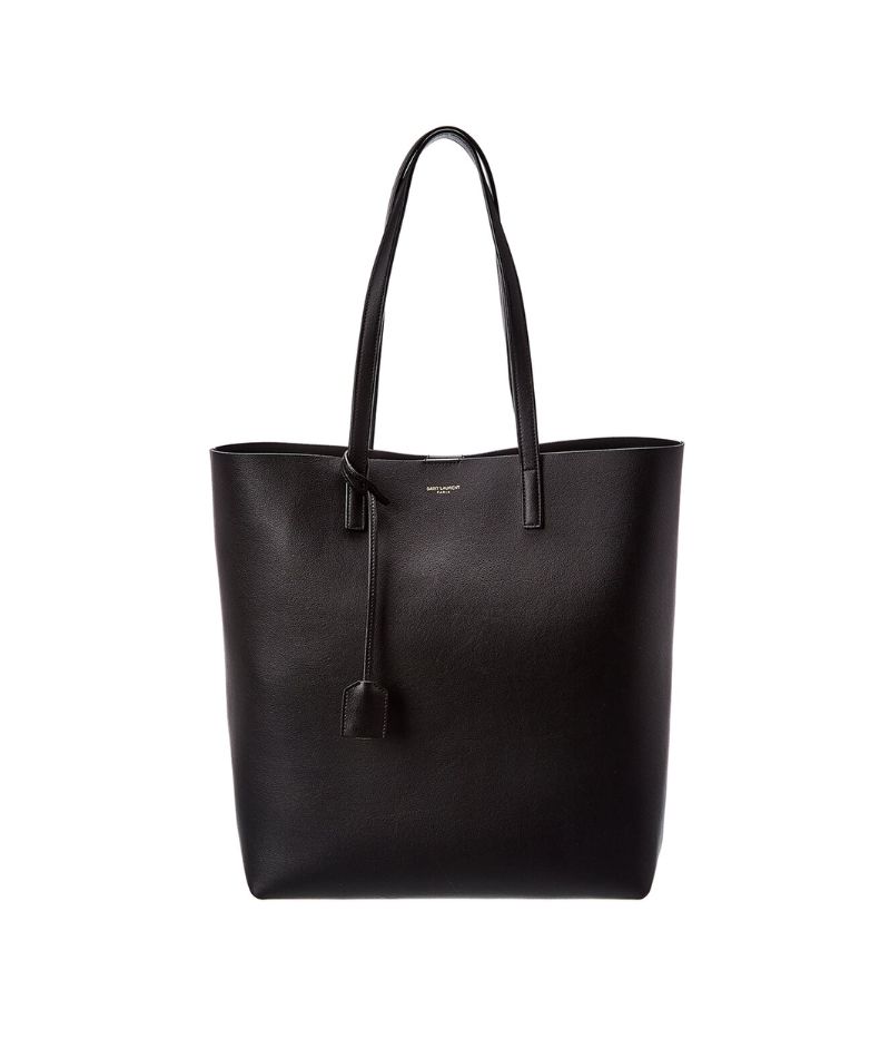 Saint Laurent  - Leather Shopper Tote