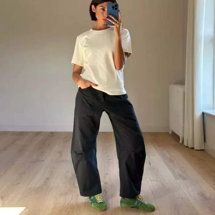 I've Been Using This Hack to Style My Barrel Jeans & It Works Every Time