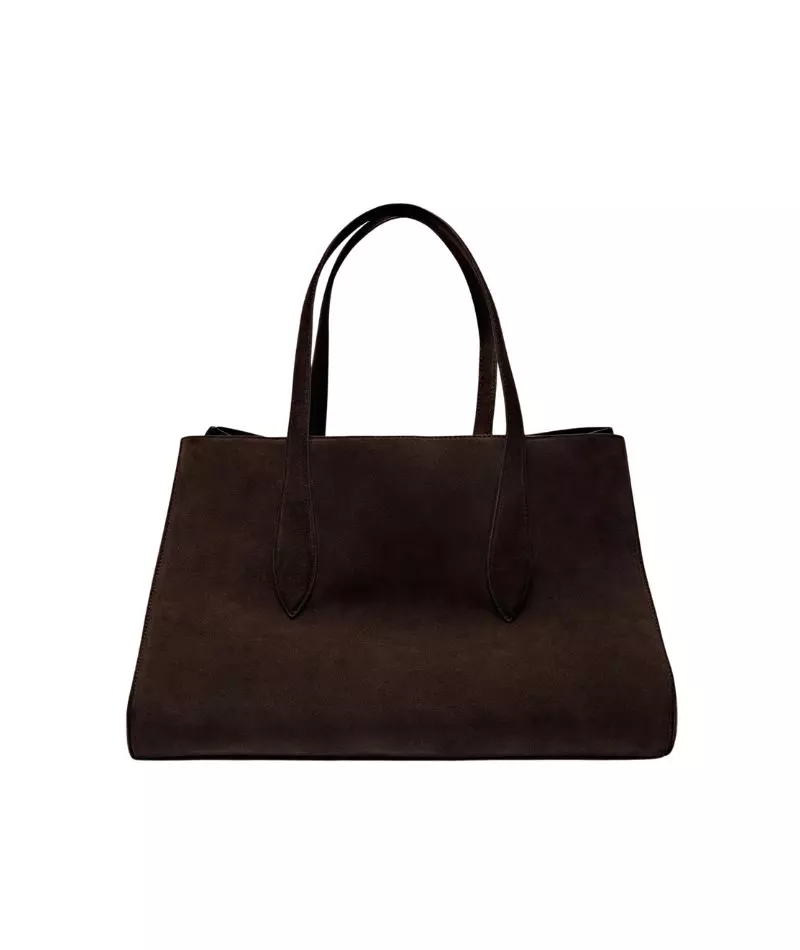 massimo dutti - Split Suede Maxi Tote Bag