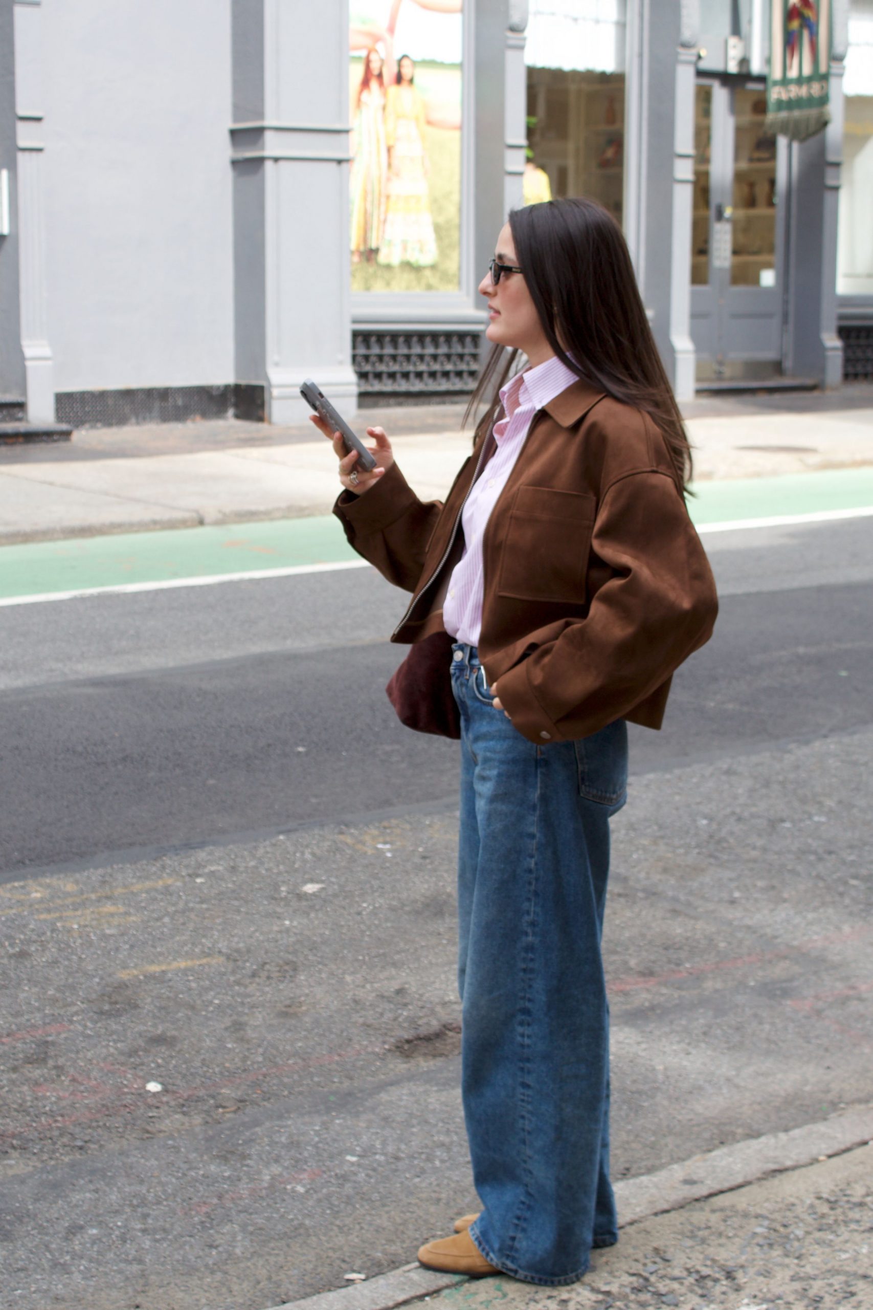 Don%27t Leave Your Suede Jackets Behind%E2%80%94Here%27s How to Wear Them in the Spring