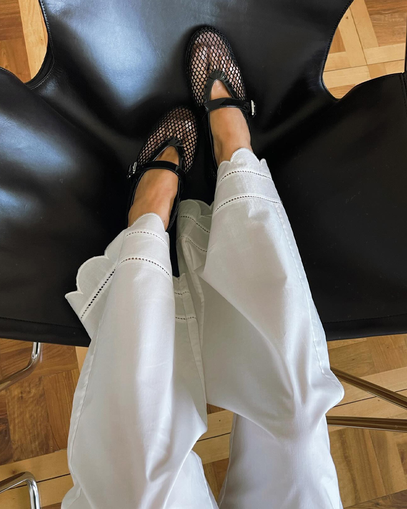 Mesh Flats Are Officially the Shoe of the Summer%E2%80%94These Are the Best Ones to Buy Right Now