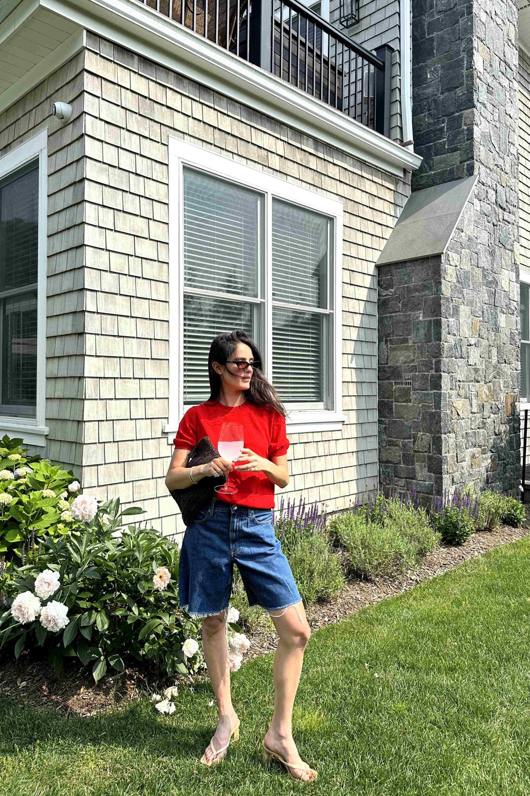 If You%27re Wary of Denim Shorts%2C These Editor-Curated Outfits Will Change Your Mind