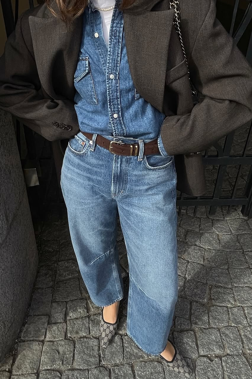 The Denim Shirt Is Coming for Your Classic White Button-Ups