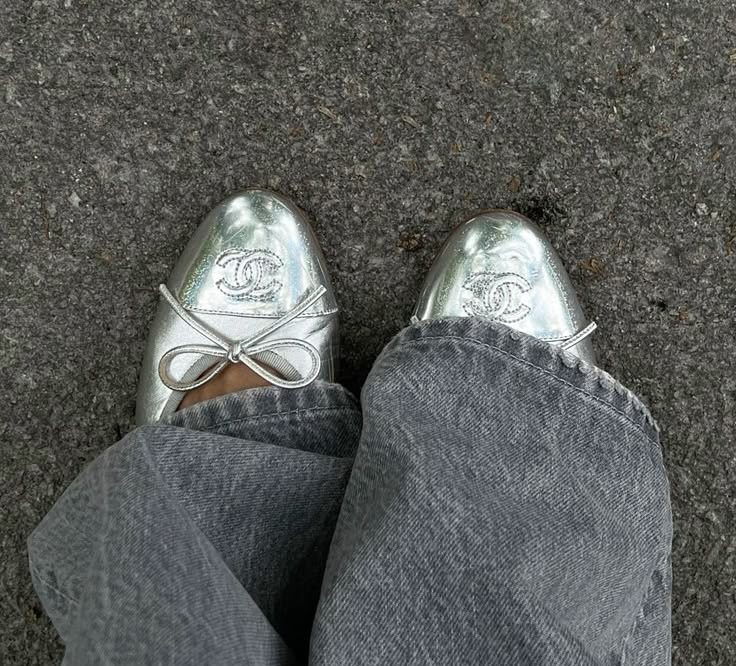 Silver Ballet Best Silver Ballet Flats for Holiday Fashion and Sparkle