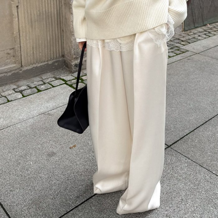 In an Era of Polished Comfort, Satin Pants Deliver Elegance and Ease