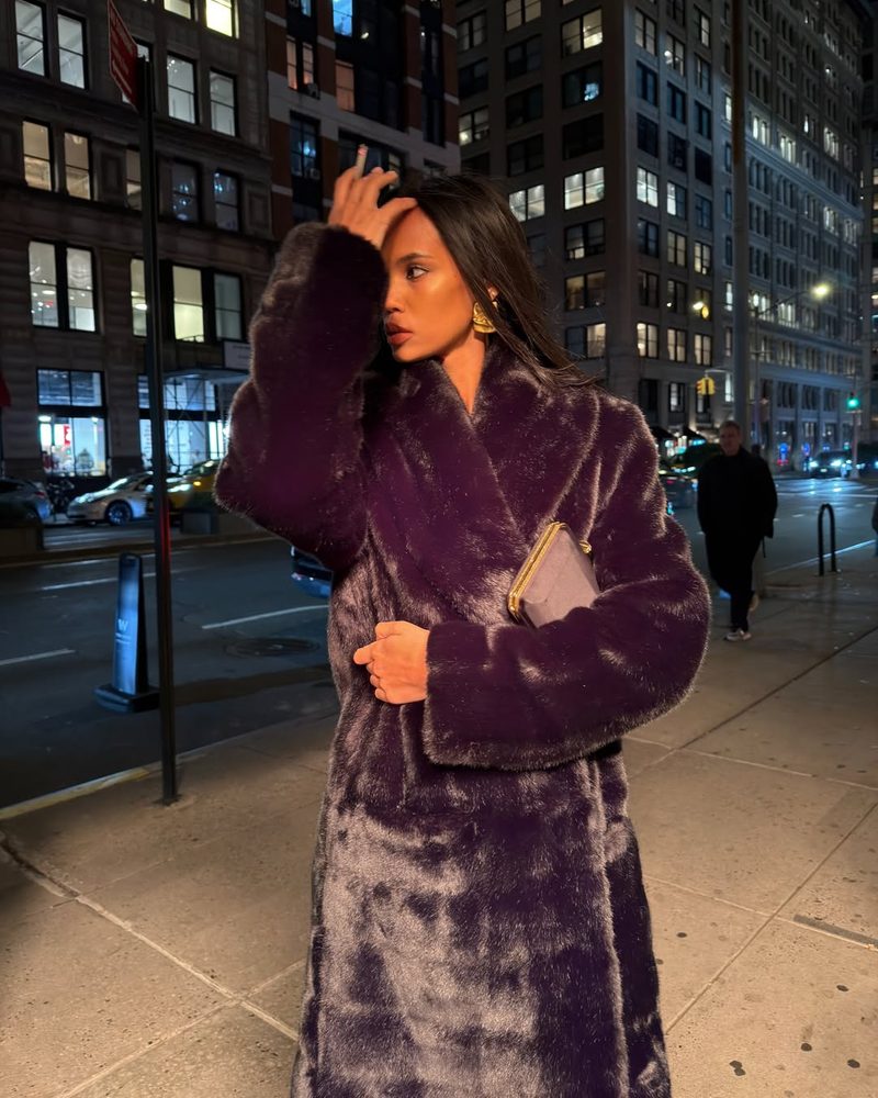 Faux Fur Coats Have Taken Over New York%27s Streets%E2%80%94Here%27s How to Wear Them