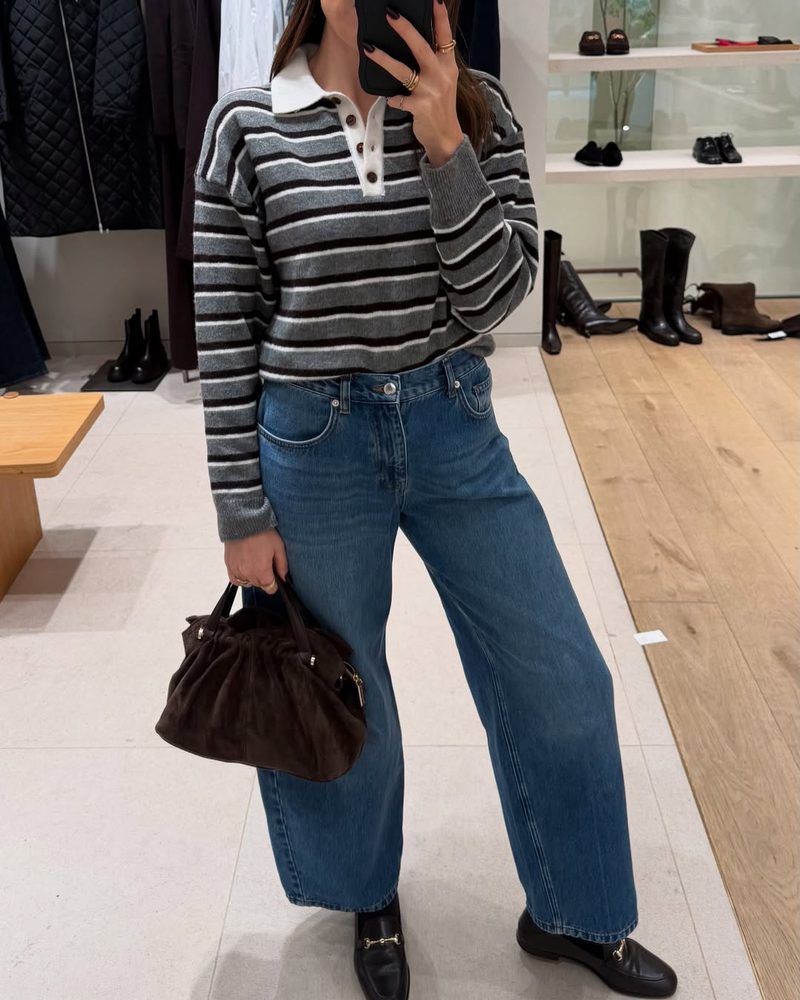 Barrel-Leg Jeans Are the Cool-Girl Denim Style Everyone%E2%80%99s Wearing Right Now