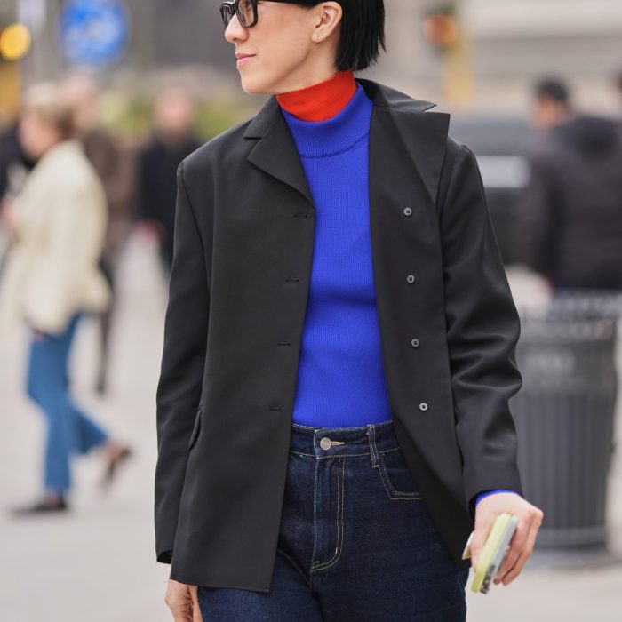 Cranked-Up Color Is Ruling the Streets During Milan Fashion Week