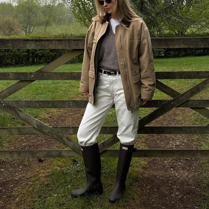 The Most Stylish Way to Step Into a Rainy Day? With a Really Good Rain Boot