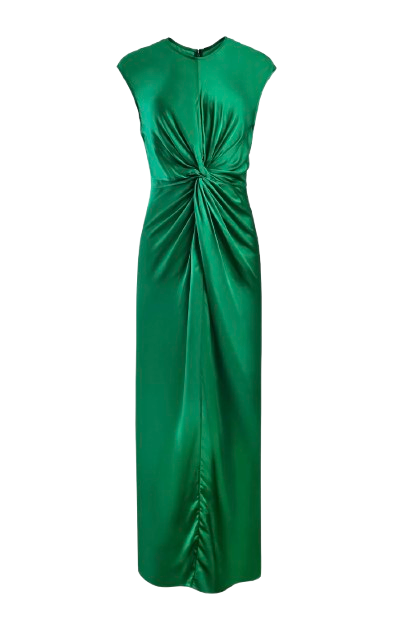 green black tie dress Pirouette Babydoll Dress main image 0