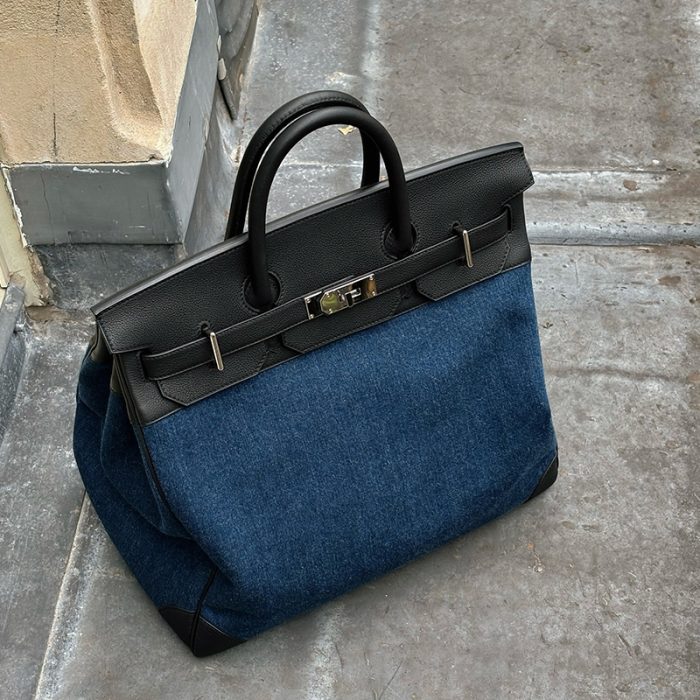 Not Leather, Not Suede—Fashion People Are Carrying Denim Bags in 2026
