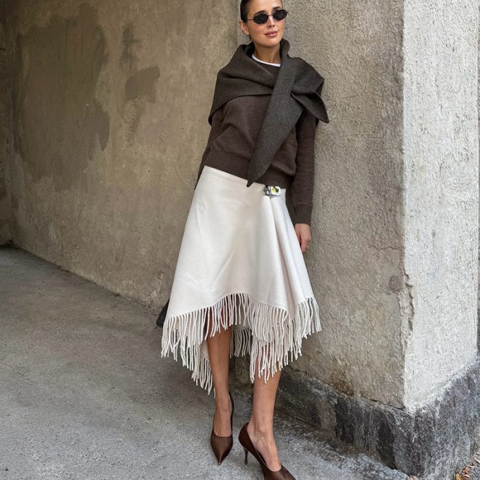 What’s Modern, Slightly Unexpected & Very Chic? These Asymmetrical Skirts