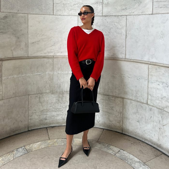 Our Editors Agree: A Red Sweater Is the Statement Piece Every Wardrobe Needs