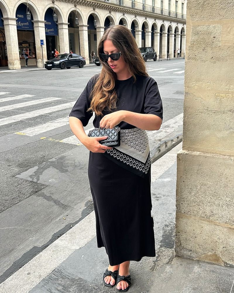 knee length dresses for ladies EVERYDAY ESSENTIALS CREW NECK MIDI T-SHIRT DRESS WITH SIDE SLIT IN MOC –  Love Marlow main image 1
