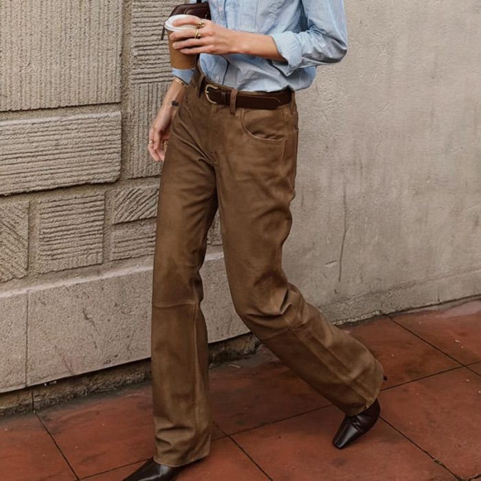 Brown Jeans Are the Unexpected Neutral Fashion People Are Wearing Instead of Blue Denim Brown Jeans Are the Unexpected Neutral Fashion People Are Wearing Instead of Blue Denim