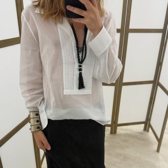 Pintucks Are the Subtle Detail Defining the Most Elevated Tops Right Now