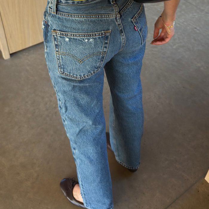 The Most Wearable Jean Right Now Lives Exactly Between Skinny and Baggy