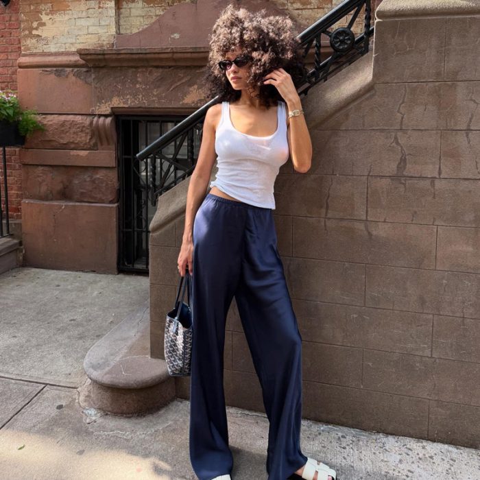 A White Tank Top Is the Only Base Layer You Need This Summer & These Looks Are Proof