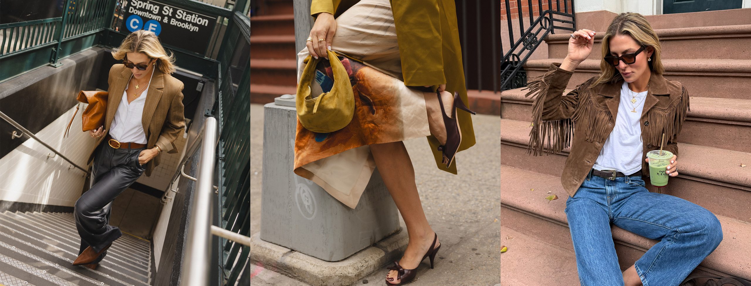 A Stylist’s 3 Weekend Looks—Starting With a Western Jacket