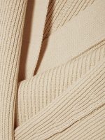 1 Double Up Sweaters_0036_1d LE 17 SEPTEMBRE Convertible ribbed cotton cardigan