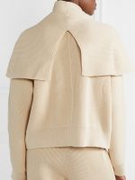 1 Double Up Sweaters_0037_1c LE 17 SEPTEMBRE Convertible ribbed cotton cardigan