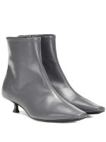 3 Sweater as a Scarf_0007_23b BY FAR Laura leather ankle boots