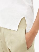 3 Sweater as a Scarf_0018_21c ISABEL MARANT ÉTOILE Kella cap-sleeved linen T-shirt