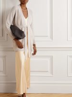 4 Boot in Place of Pants_0034_25a MAX MARALeisure Cognac belted metallic ribbed-knit cardigan