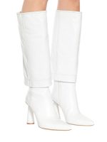 5 The Perfect Quilted Jacket_0014_38a JACQUEMUS Les Bottes Pantalon leather boots