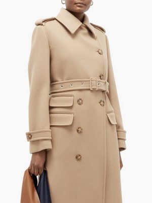 designer camel coat