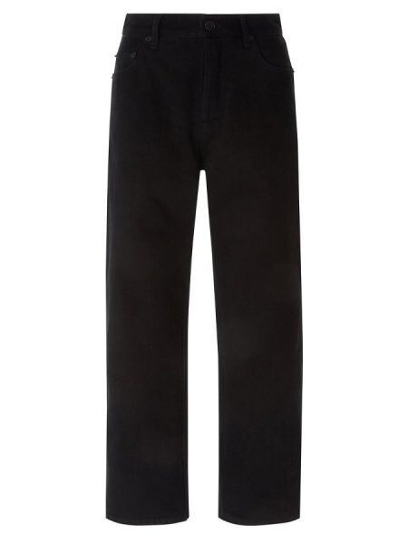 Bodysuits - Balenciaga - Cropped Rigid High-rise Straight-leg Jean