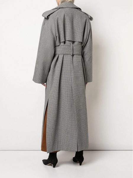 houndstooth duster coat