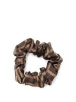 Fall 2020 Trends FENDI Set of two logo-print silk hair scrunchies
