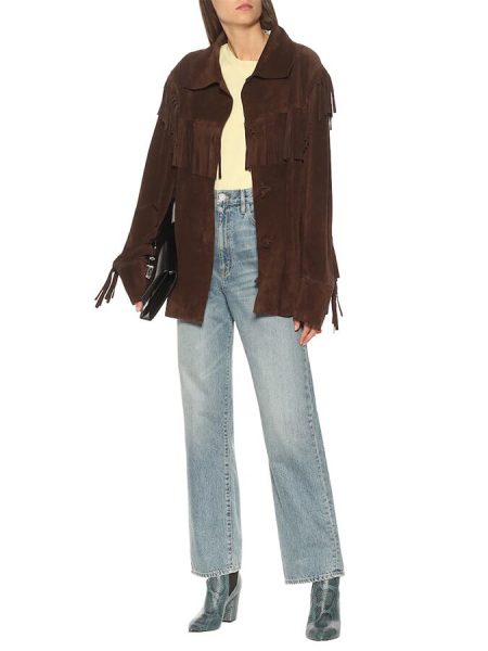 tan tassel jacket