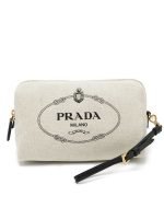 Makeup Bag_0018_6 PRADA Logo-print canvas make-up bag