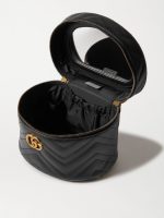 Makeup Bag_0021_5 GUCCI GG Marmont quilted leather cosmetics case open
