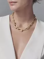 Modern Melange Outift 1_0011_4a Tiffany HardWear Graduated Link Necklace