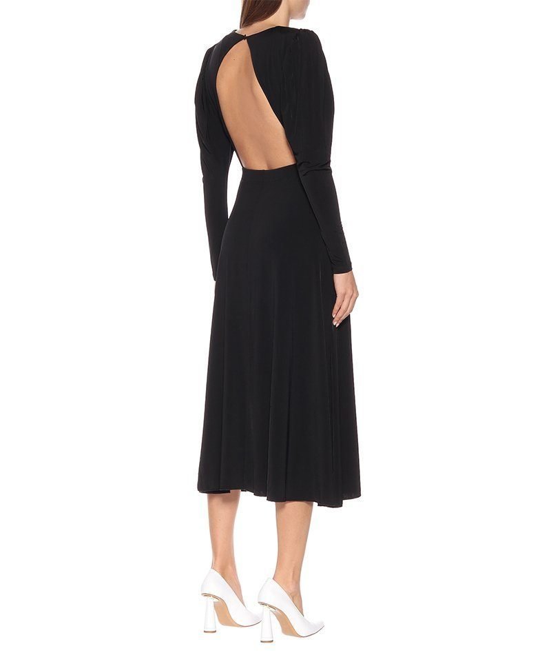 Nouveau Noir_0000s_0006_1b ROTATE BIRGER CHRISTENSEN Crêpe midi dress