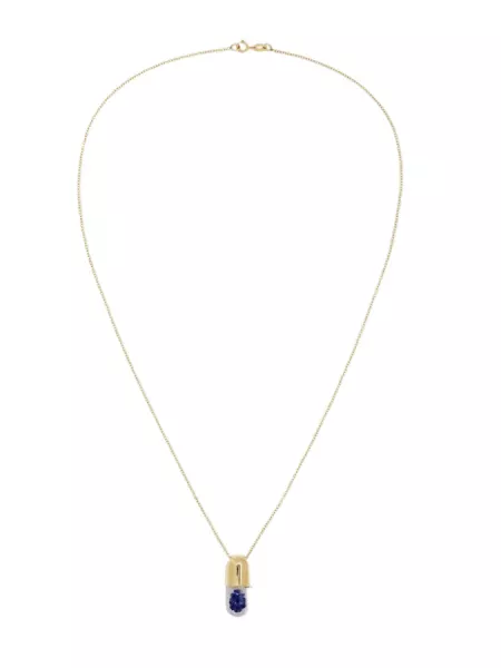 robinson pelham - Robinson Pelham Mini Elixir Of Wisdom Sapphire Necklace