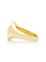 Ruffled Up Resize_0001s_0016_3c Jemma Wynne 18k Yellow Gold Shield Diamond Signet Ring