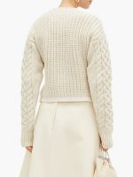 TCO NON DEDICATED_0007_8d JOSEPH Cable-knit wool-blend sweater